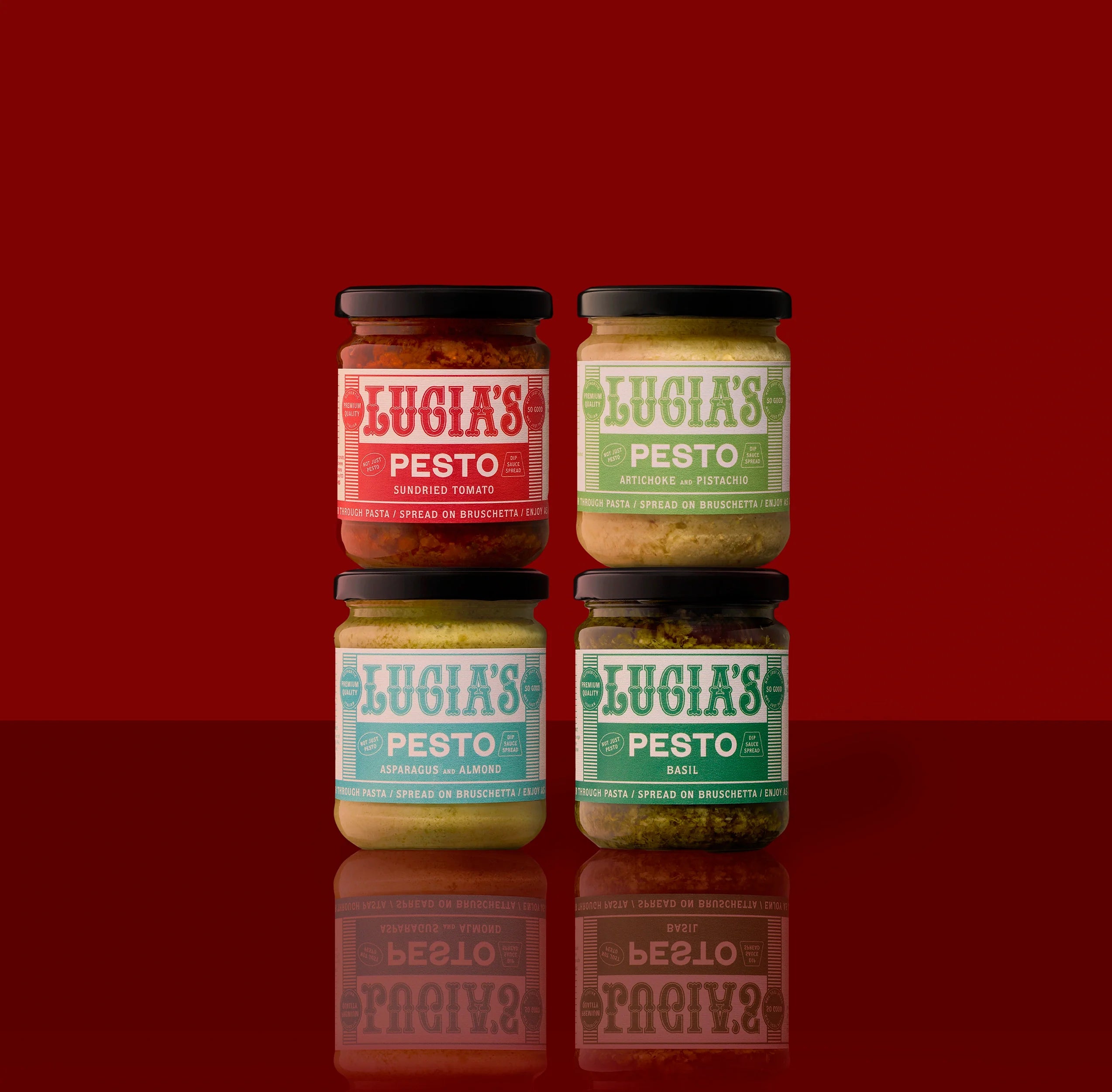 Pesto Sauce Collection | Basil, Sundried Tomato & More